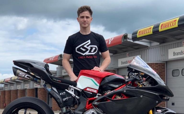 Danny Kent met MV Agusta in British Superbike Championship